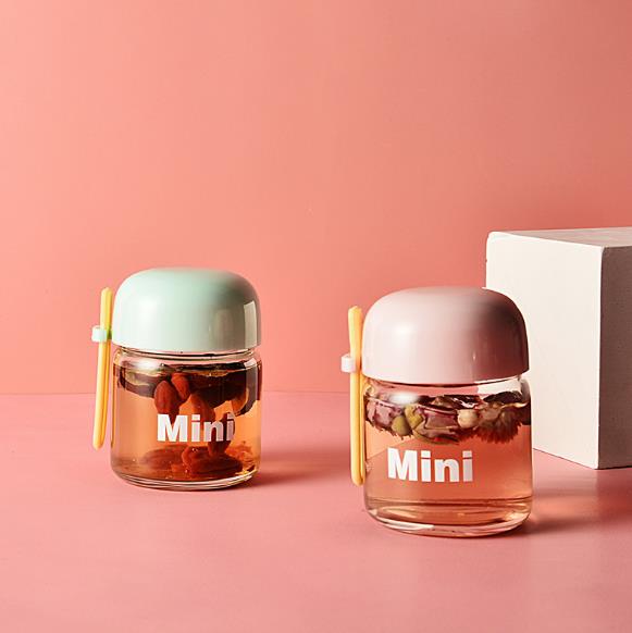 Mini cute glass water bottle | Water Bottle Manufacturers